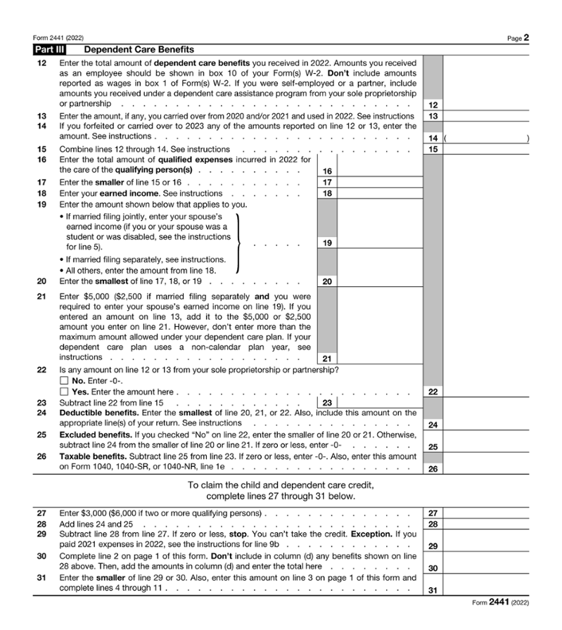Deductions vs. Credits and Child and Dependent Care Credit Tutorial ...