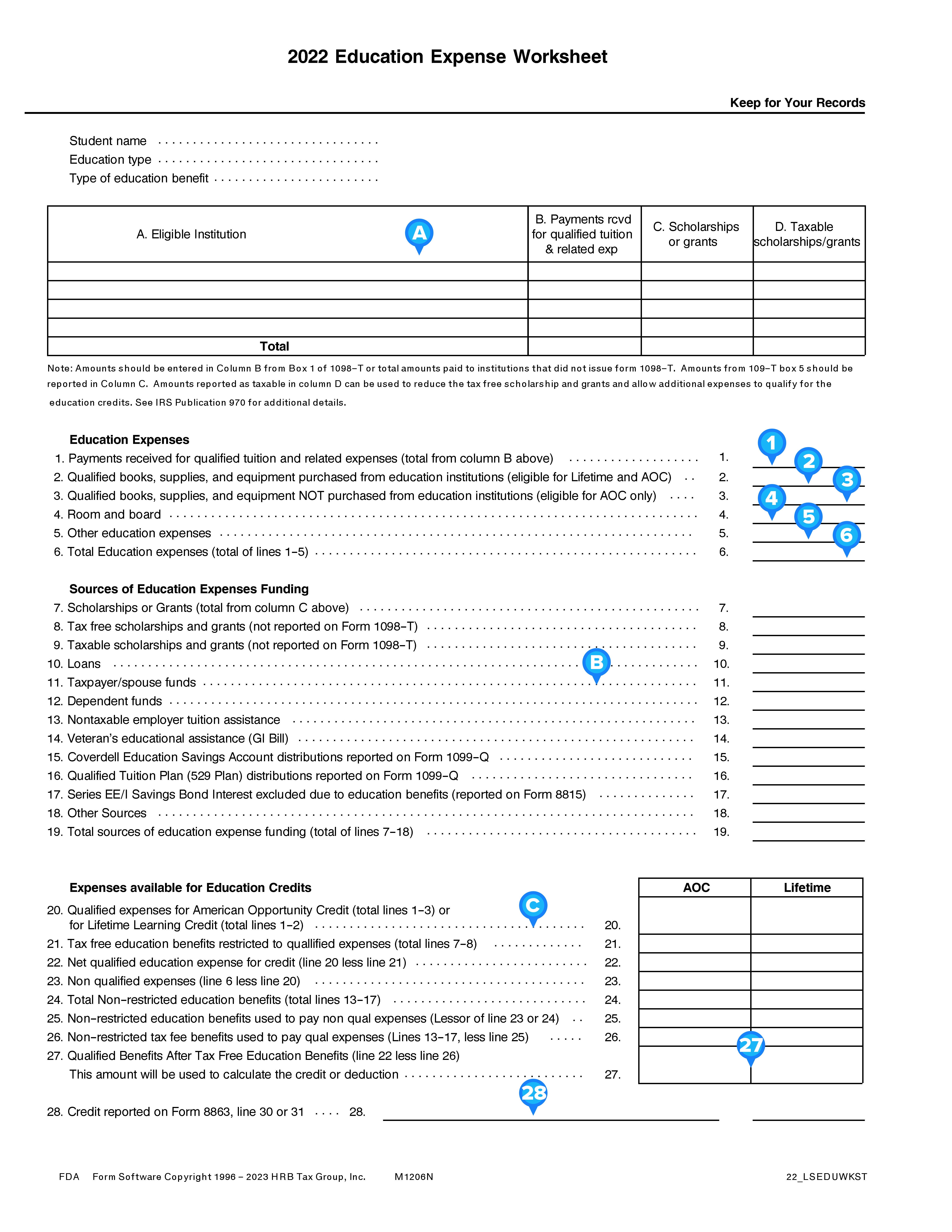 Calculating AOTC Tutorial | Sophia Learning