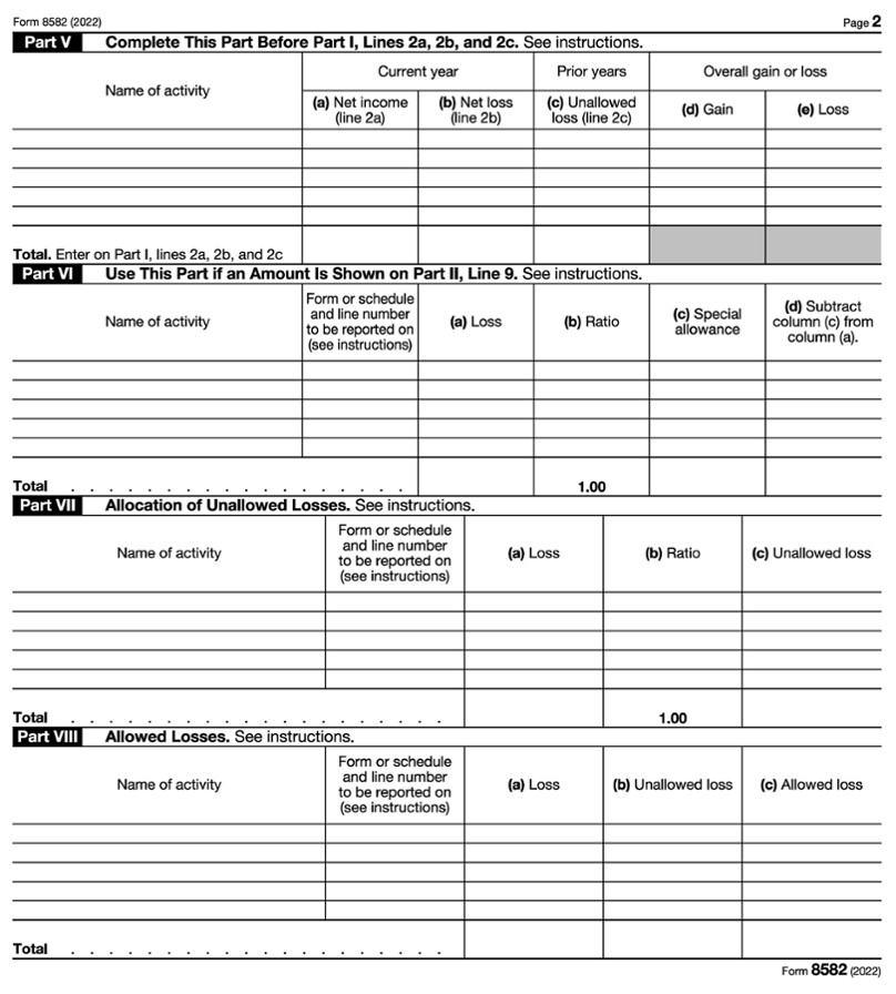 Form 8582 Tutorial | Sophia Learning
